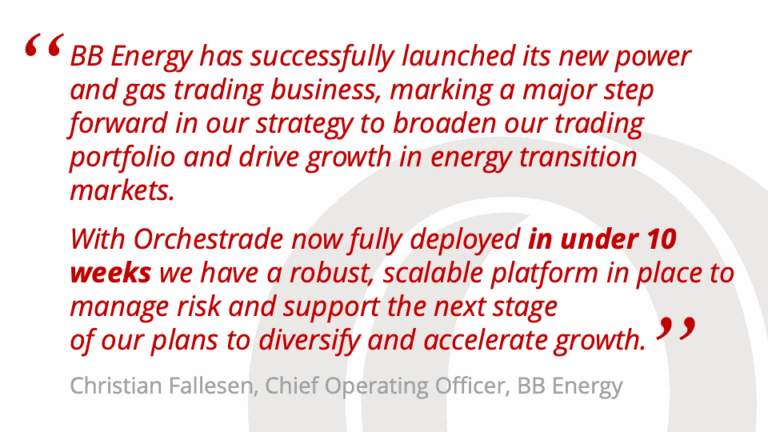 BB Energy fully deployed in under 10 weeks - Orchestrade